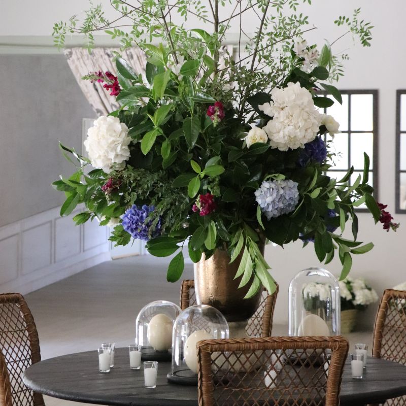 Centro de flor grande